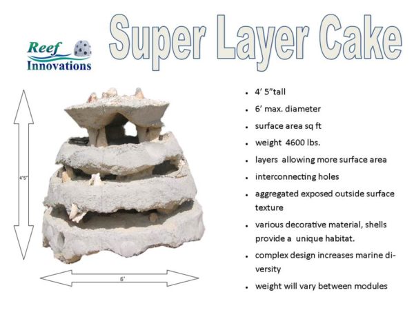 Super Layer Cake | Reef Restoration & Coastal Protection