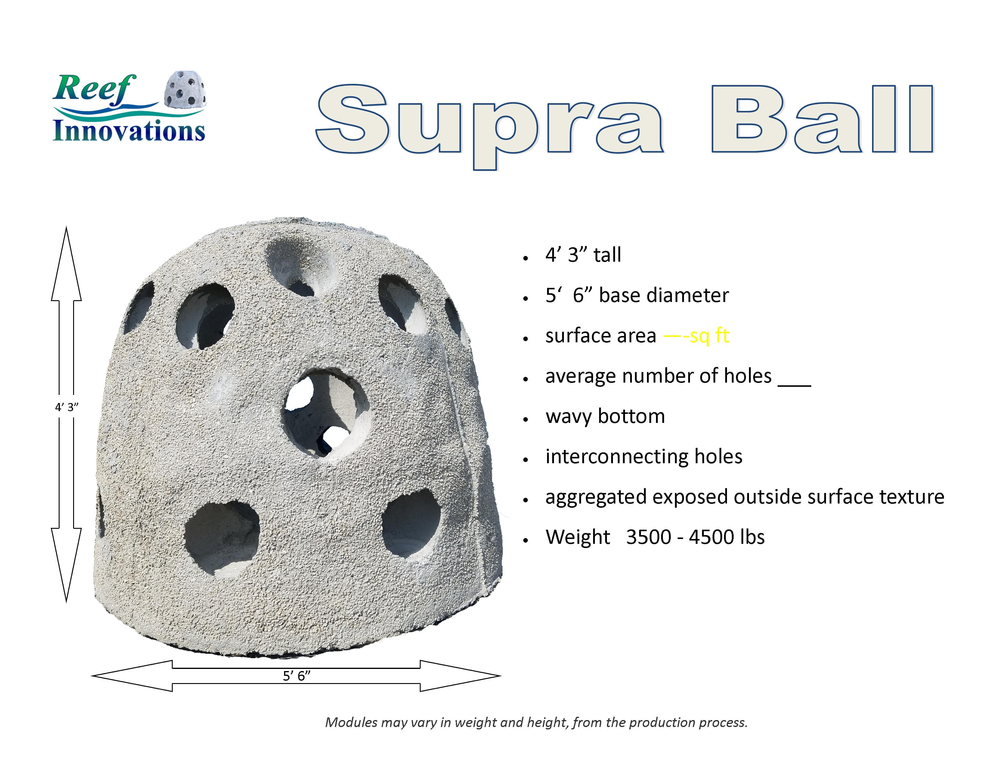 Supra Reef Ball | Ecosystem Restoration Artificial Structures